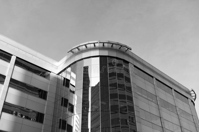 Geometric Shapes on Modern Building. Geometric Structure Architecture ...