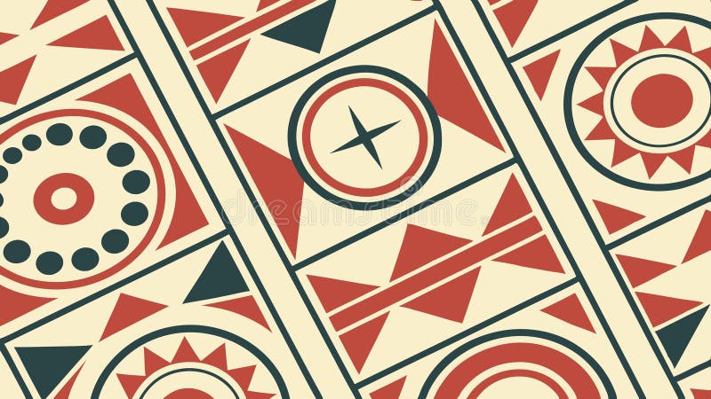 Geometric Shapes Pattern Abstract And Modern Background Design Vector Design Generative Ai