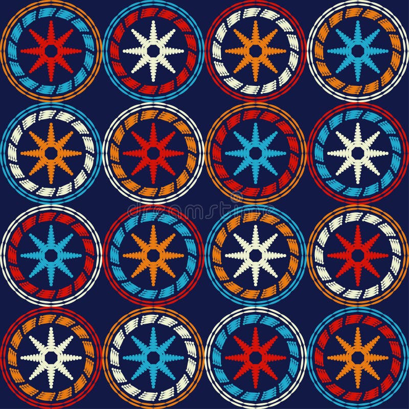 Geometric Shapes from Points. Digital Ornament Stock Vector ...