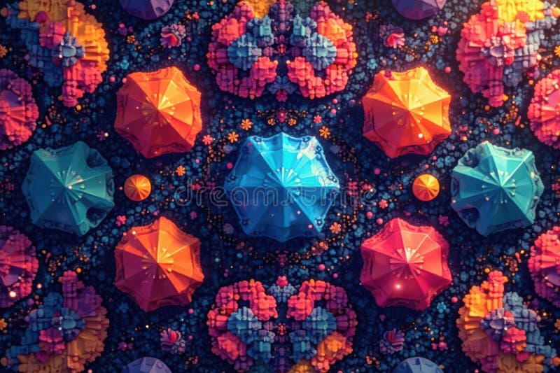 Geometric Shapes in Repeating Sequence, Bold Lines, Line, Element ...