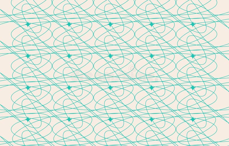 Geometric Shapes Risograph Art Print with Repeated Sharp Lines ...