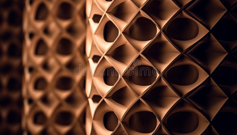 Geometric Shapes in a Row Create a Modern Abstract Wallpaper Generated ...