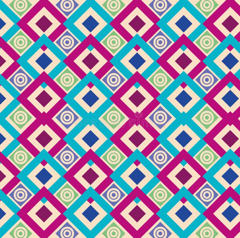 Geometric Shapes Seamless Pattern Texture for Continuous Replication ...