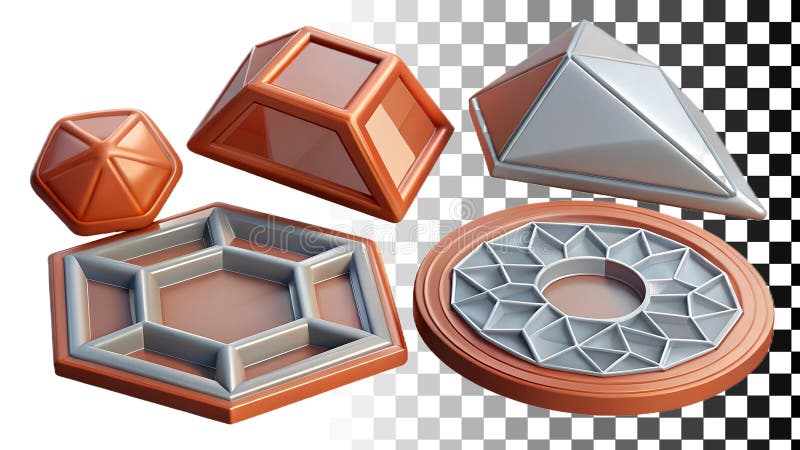 Geometric Shapes Set, Abstract Forms, Modern Design Elements, Graphic ...