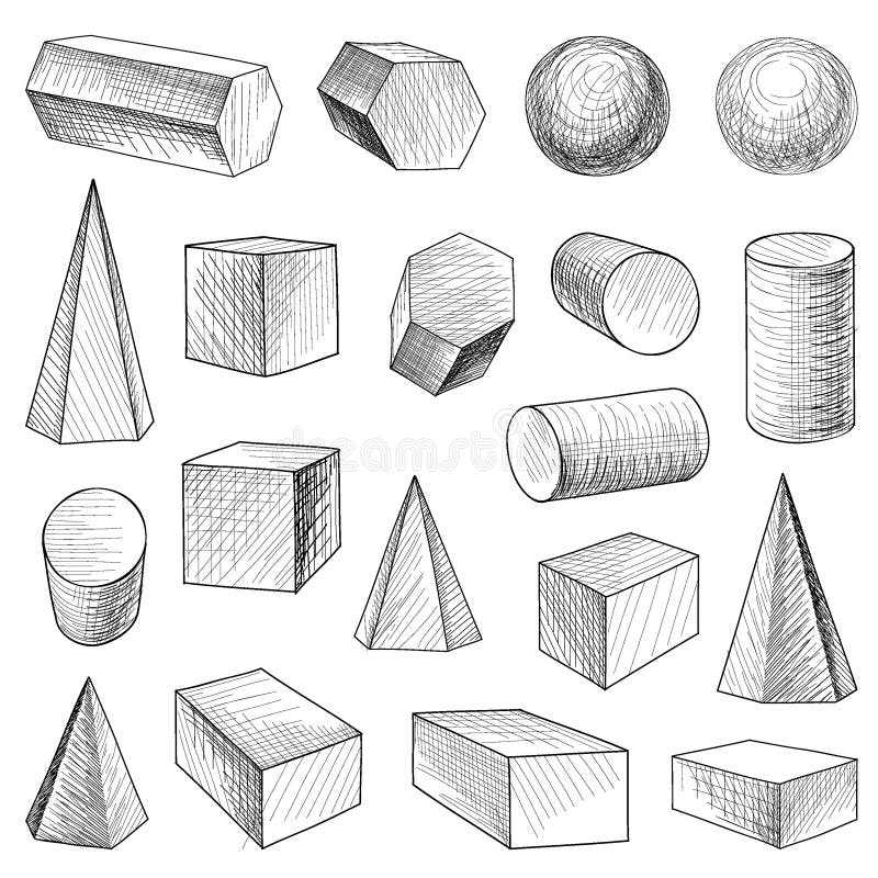 Geometric shapes set stock vector. Illustration of banner - 40230940