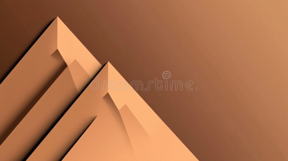 Geometric Shapes in Shades of Brown Create a Visually Appealing ...