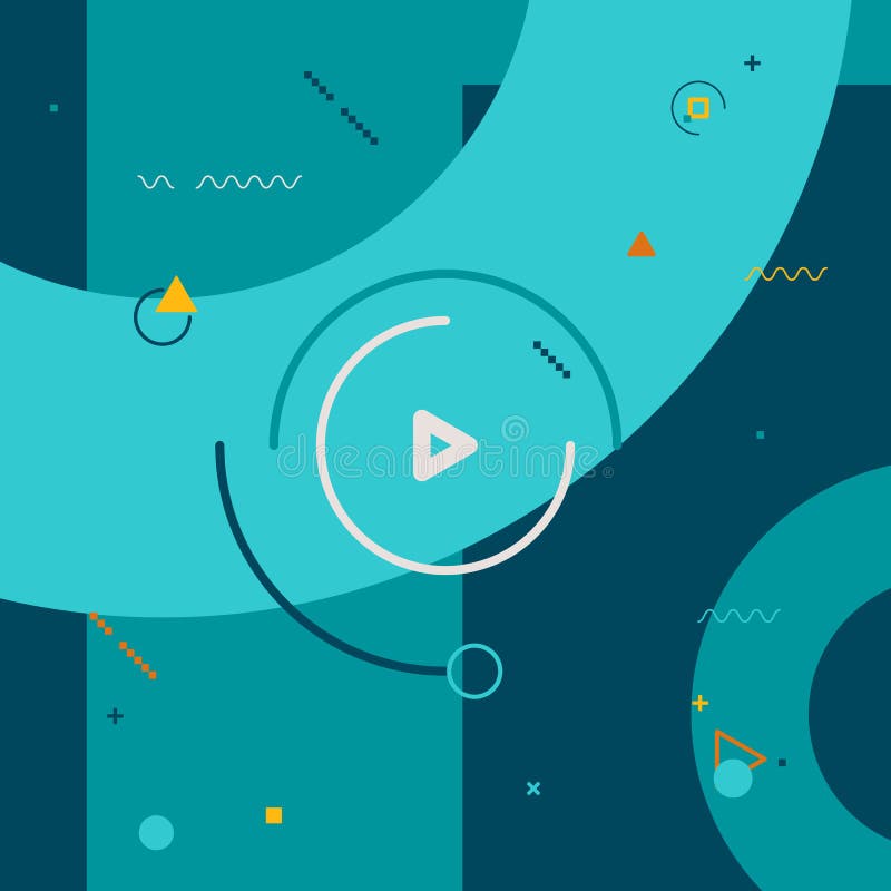 Geometric Shapes in Style Motion Design Color Background. Element for ...