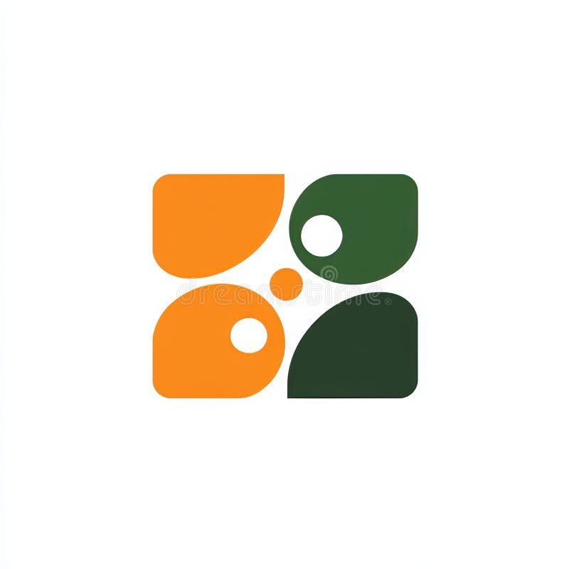 Geometric Shapes and Vibrant Round Nodes Set Against a White Backdrop ...