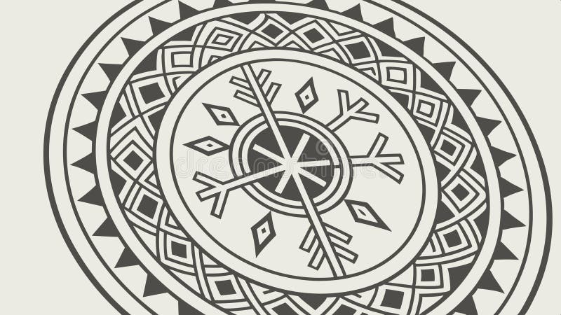 Geometric Shield Pattern, Decorative and Medieval Style Designs Vector ...