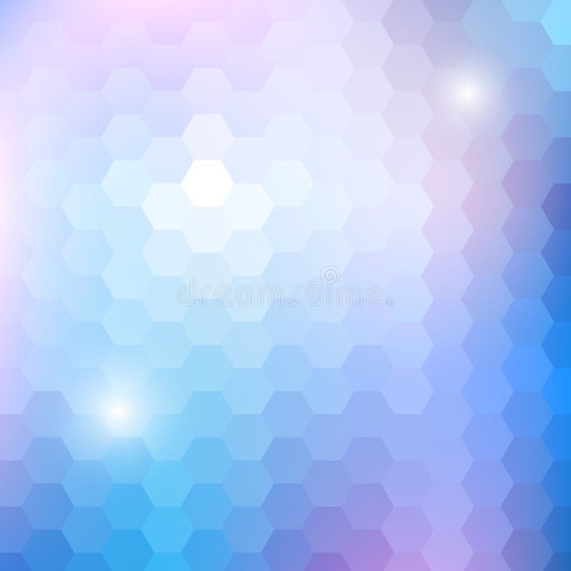 Geometric Shining Pattern with Hexagon Stock Vector - Illustration of ...