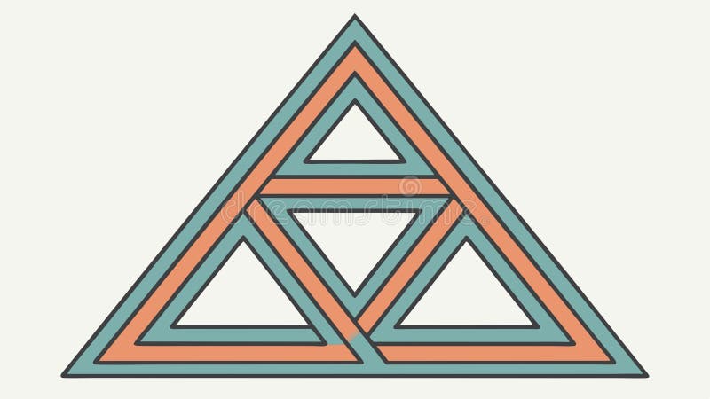 Geometric Sierpinski Triangle Pattern Illustration, Vector Design ...
