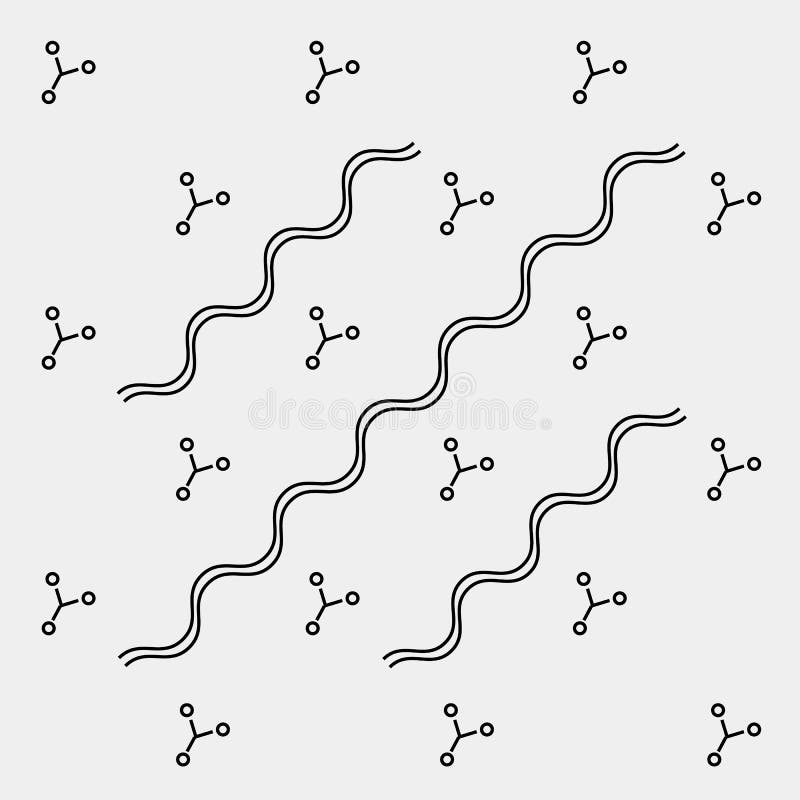 Geometric Simple Monochrome Minimalistic Vector Pattern, Science, Stock ...