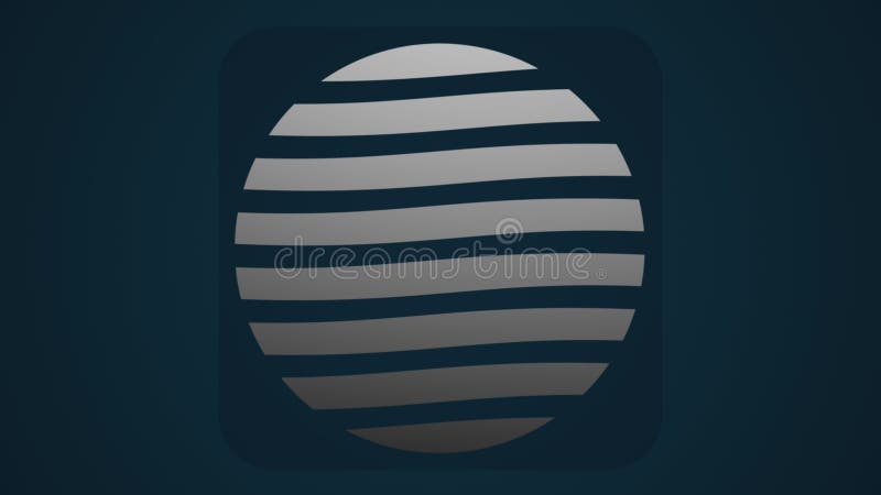 Geometric Simple Pattern Loop. Circles, Squares, Lines Abstract Shapes ...