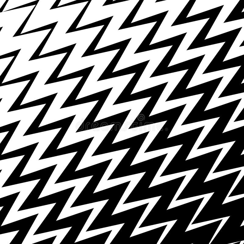 Geometric Simple Zigzag Print, Wave Pattern Stock Vector - Illustration ...