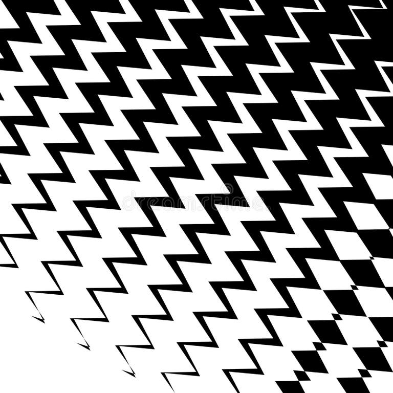 Geometric Simple Zigzag Print, Wave Pattern Stock Vector - Illustration of minimal, asymmetry ...