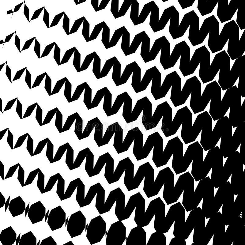 Geometric Simple Zigzag Print, Wave Pattern Stock Vector - Illustration ...