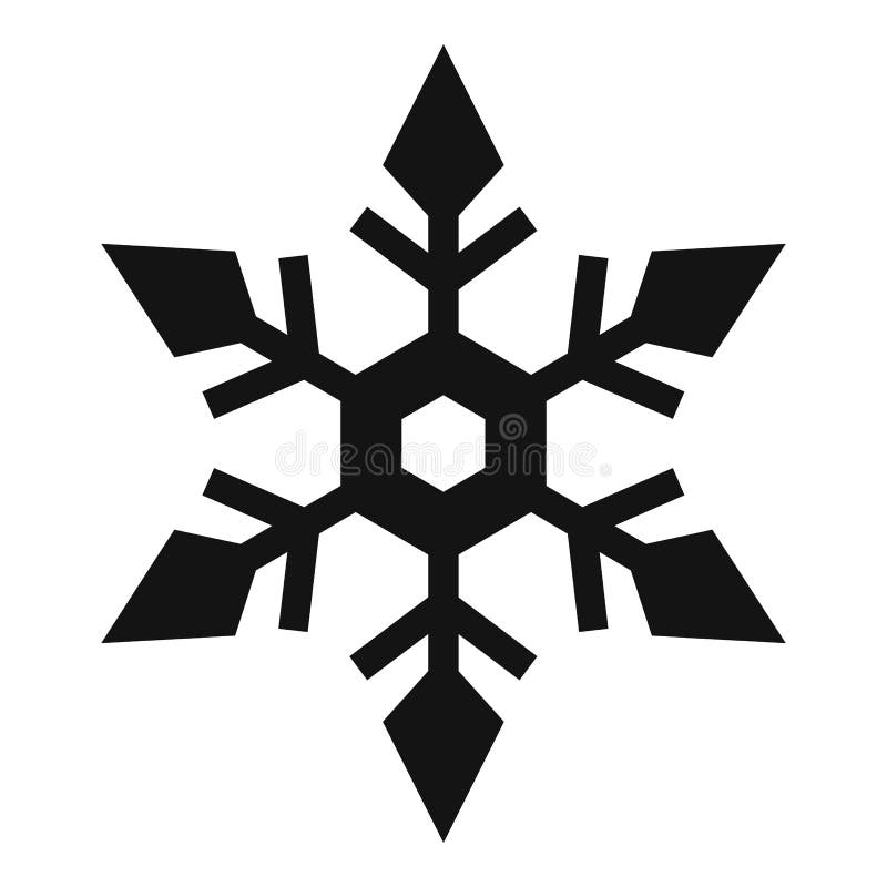 Geometric snowflake stock illustration. Illustration of geometry - 17036837