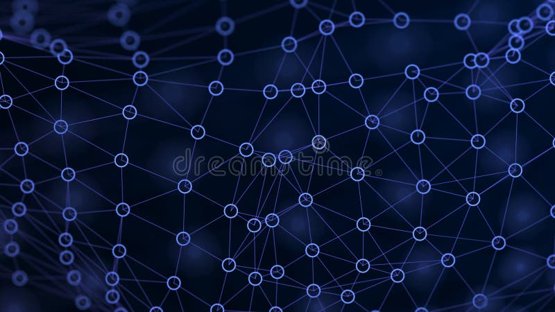 Geometric Space Representing DNA. Medical Background Stock Illustration ...