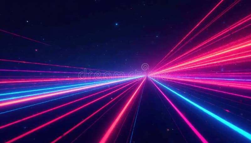 Geometric Speed Lines, Neon Gradients, Abstract Wrap Design, Lines ...