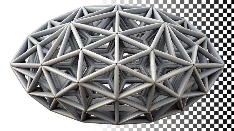 Geometric Sphere Structure, Abstract 3D Shape, Modern Design, and Tech ...