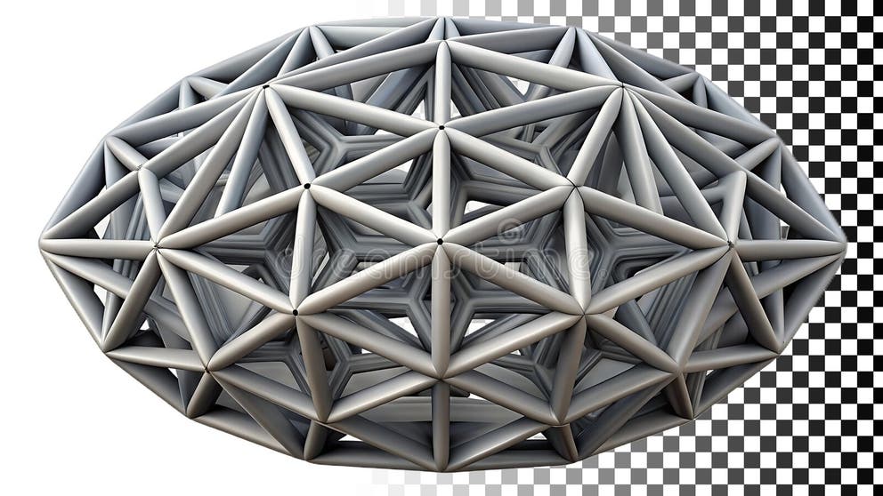 Geometric Sphere Structure, Abstract 3D Shape, Modern Design, and Tech ...