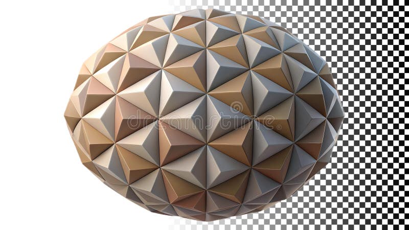 Geometric Sphere, 3D Shape for Modern Design and Abstract Backgrounds ...