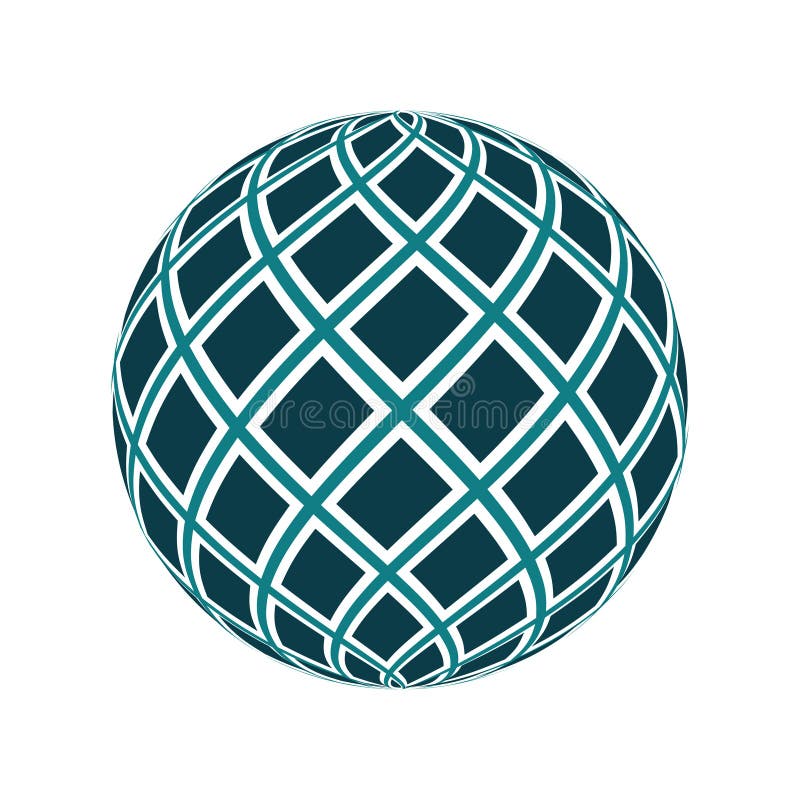 Symmetrical Realistic Vector Ball Stock Vector - Illustration of motion ...