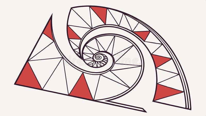 Geometric Spiral Design, Abstract and Modern Art Element Vector Design ...