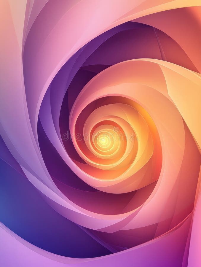 Geometric Spiral Design Embodies Infinite Progress and Development with ...