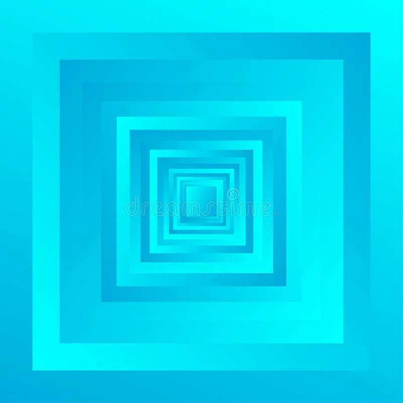 Geometric Square Design Shape with Random Shaded, Gradient Fill Stock ...