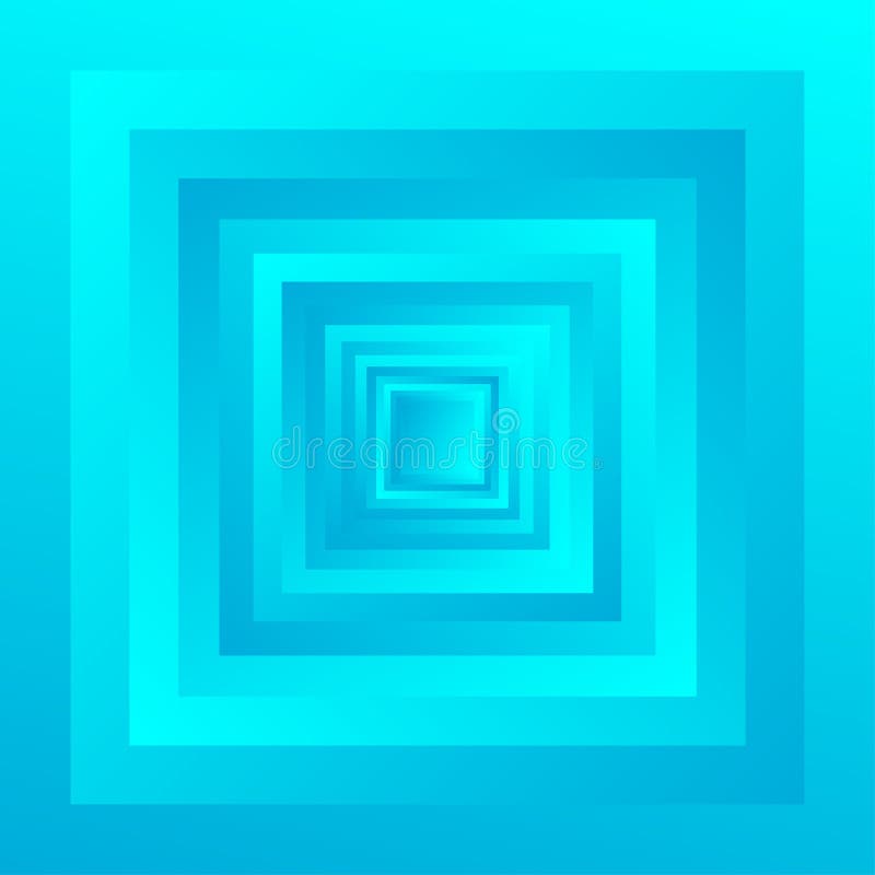 Geometric Square Design Shape with Random Shaded, Gradient Fill Stock ...