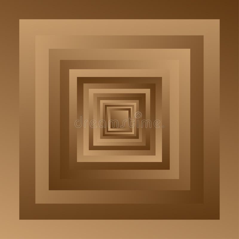 Geometric Square Design Shape with Random Shaded, Gradient Fill Stock ...