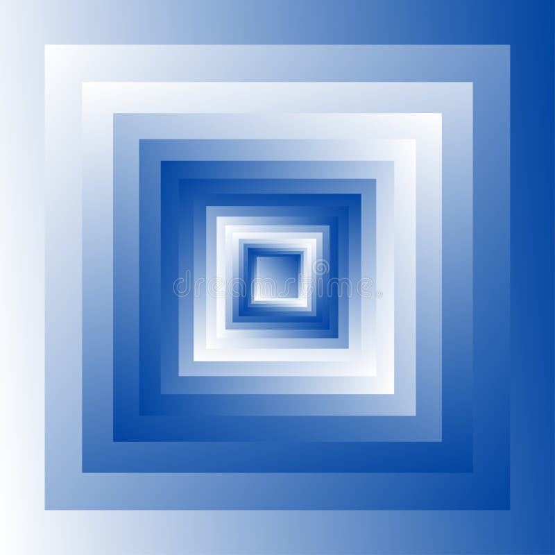 Geometric Square Design Shape with Random Shaded, Gradient Fill Stock ...