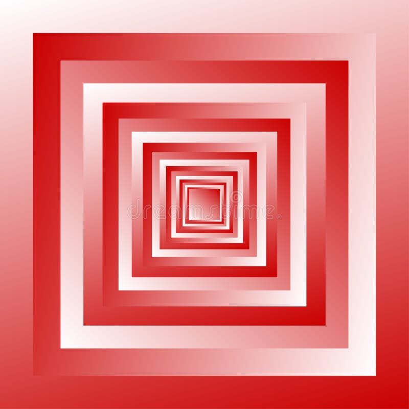 Geometric Square Design Shape with Random Shaded, Gradient Fill Stock ...