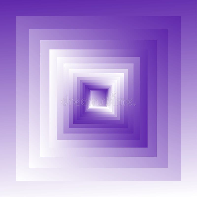 Geometric Square Design Shape with Random Shaded, Gradient Fill Stock ...