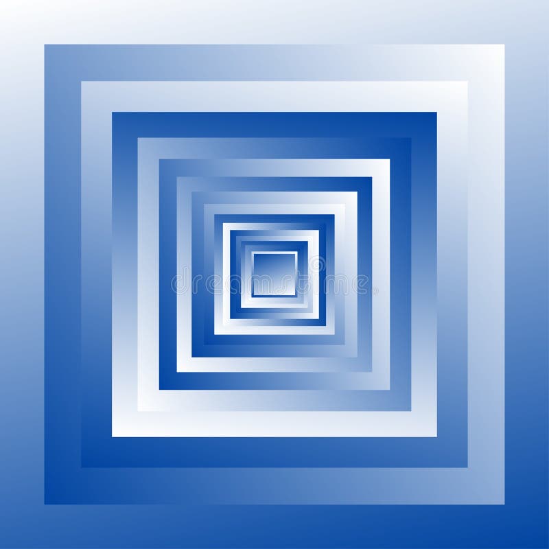 Geometric Square Design Shape with Random Shaded, Gradient Fill Stock ...