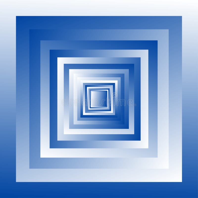 Geometric Square Design Shape with Random Shaded, Gradient Fill Stock ...