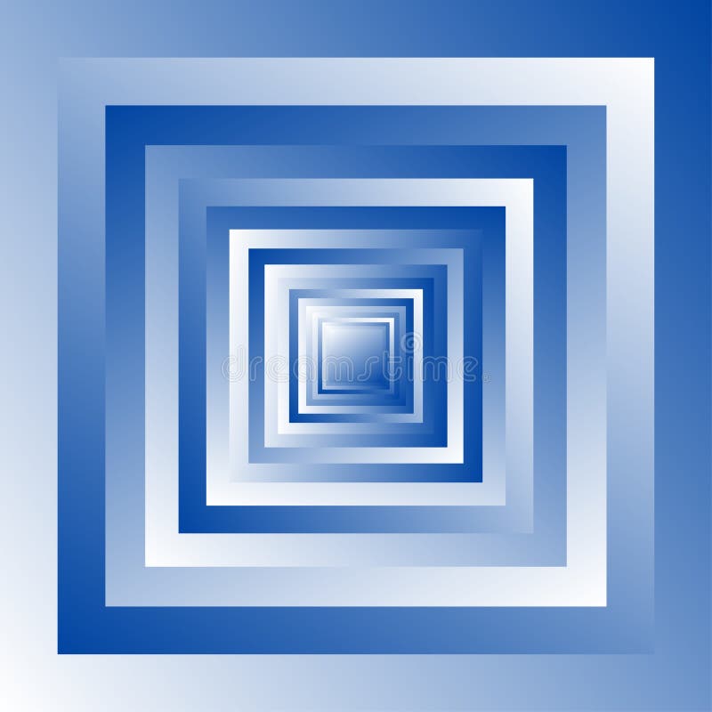 Geometric Square Design Shape with Random Shaded, Gradient Fill Stock ...