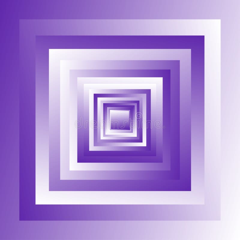 Geometric Square Design Shape with Random Shaded, Gradient Fill Stock ...