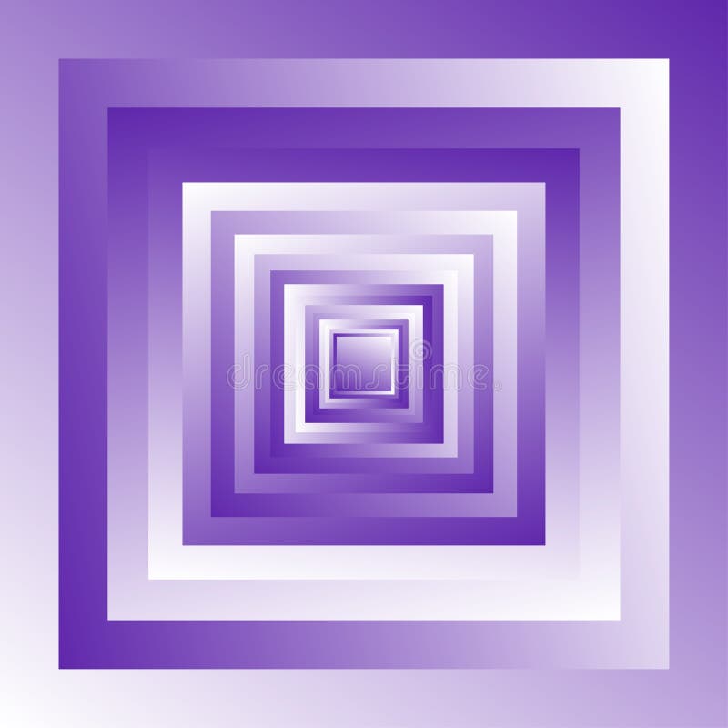 Geometric Square Design Shape with Random Shaded, Gradient Fill Stock ...