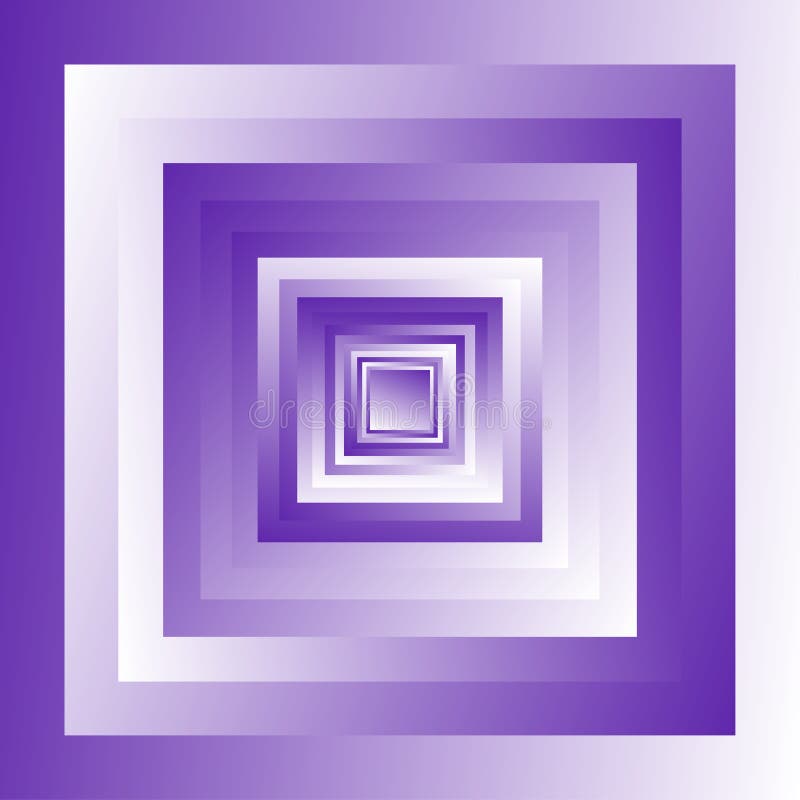 Geometric Square Design Shape with Random Shaded, Gradient Fill Stock ...