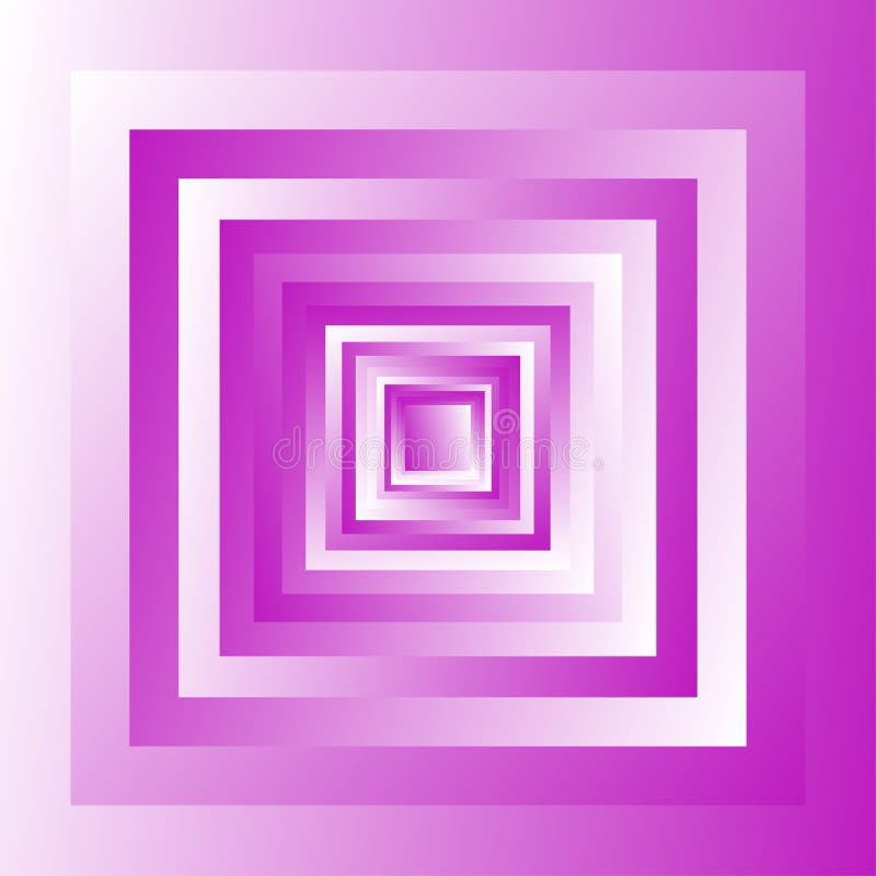 Geometric Square Design Shape with Random Shaded, Gradient Fill Stock ...