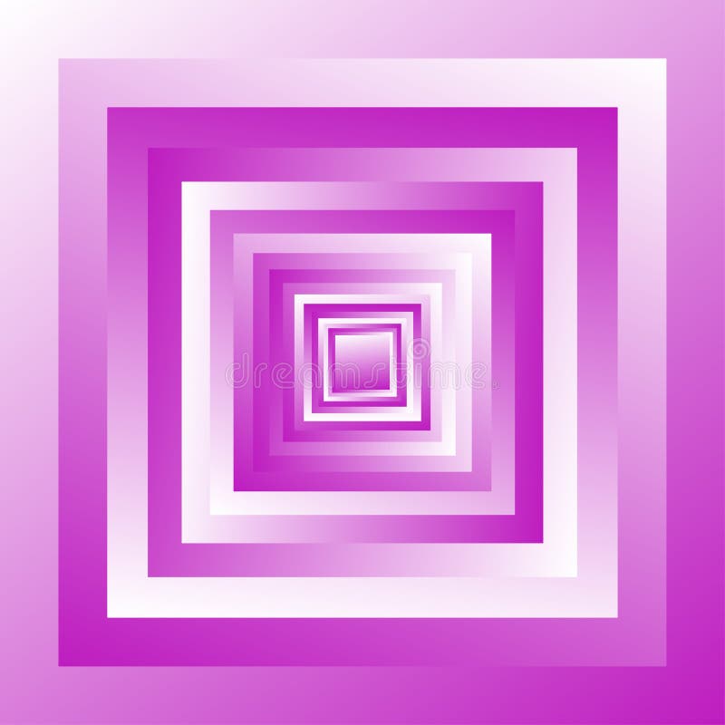 Geometric Square Design Shape with Random Shaded, Gradient Fill Stock ...