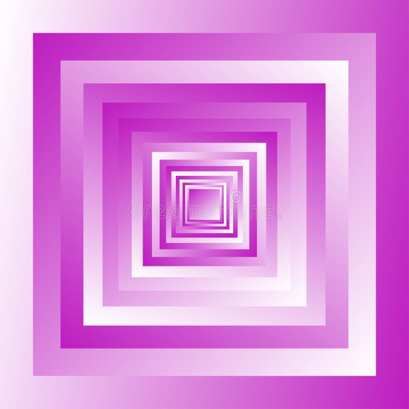 Geometric Square Design Shape with Random Shaded, Gradient Fill Stock ...