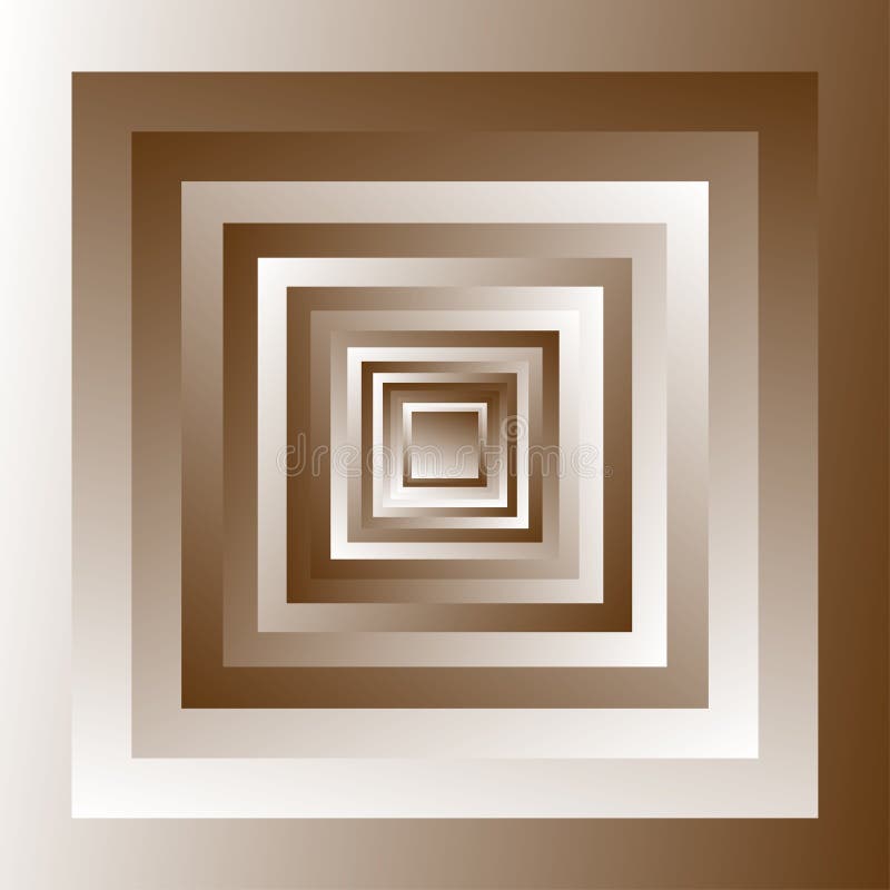 Geometric Square Design Shape with Random Shaded, Gradient Fill Stock ...