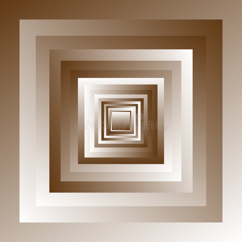 Geometric Square Design Shape with Random Shaded, Gradient Fill Stock ...