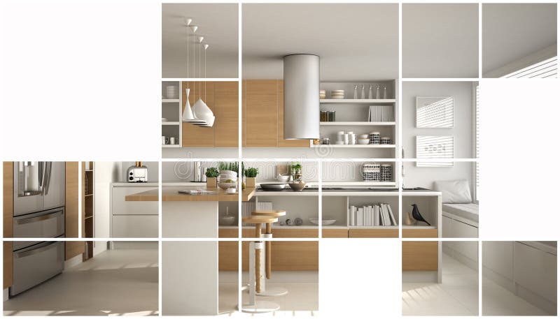 Geometric Square Mosaic Graphic Effect with Copy Space for Text ...