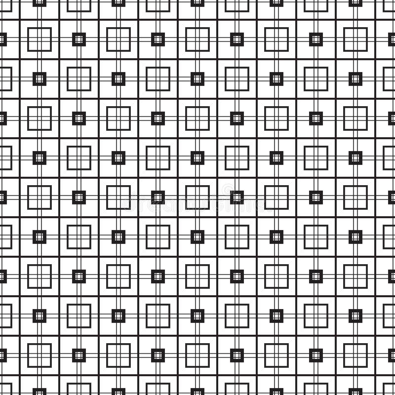 Geometric square pattern stock illustration. Illustration of classic ...