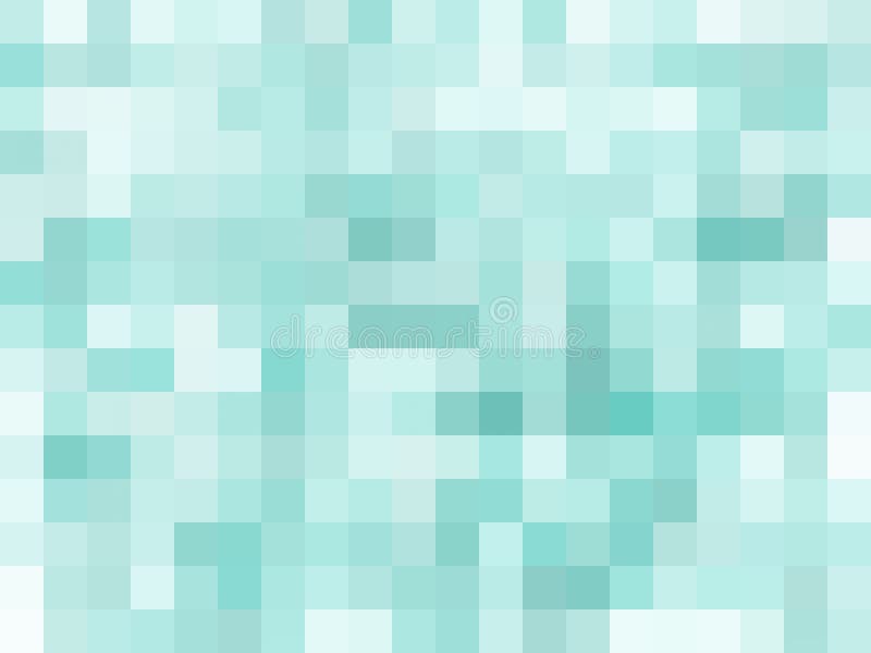 Geometric Square Pixel Pattern Abstract in Green Stock Illustration ...