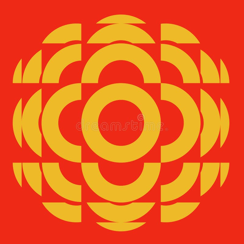 Geometric Square Psychedelic Print Design Stock Vector - Illustration ...